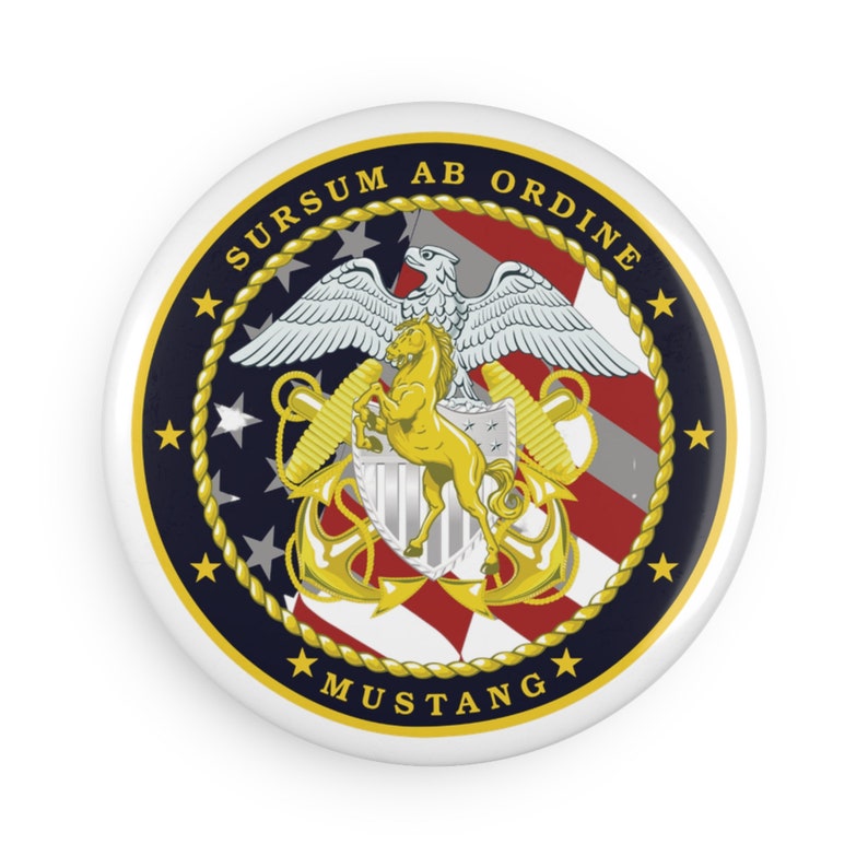 Navy CWO LDO Chief Warrant Officer Limited Duty Officer Mustang Button ...