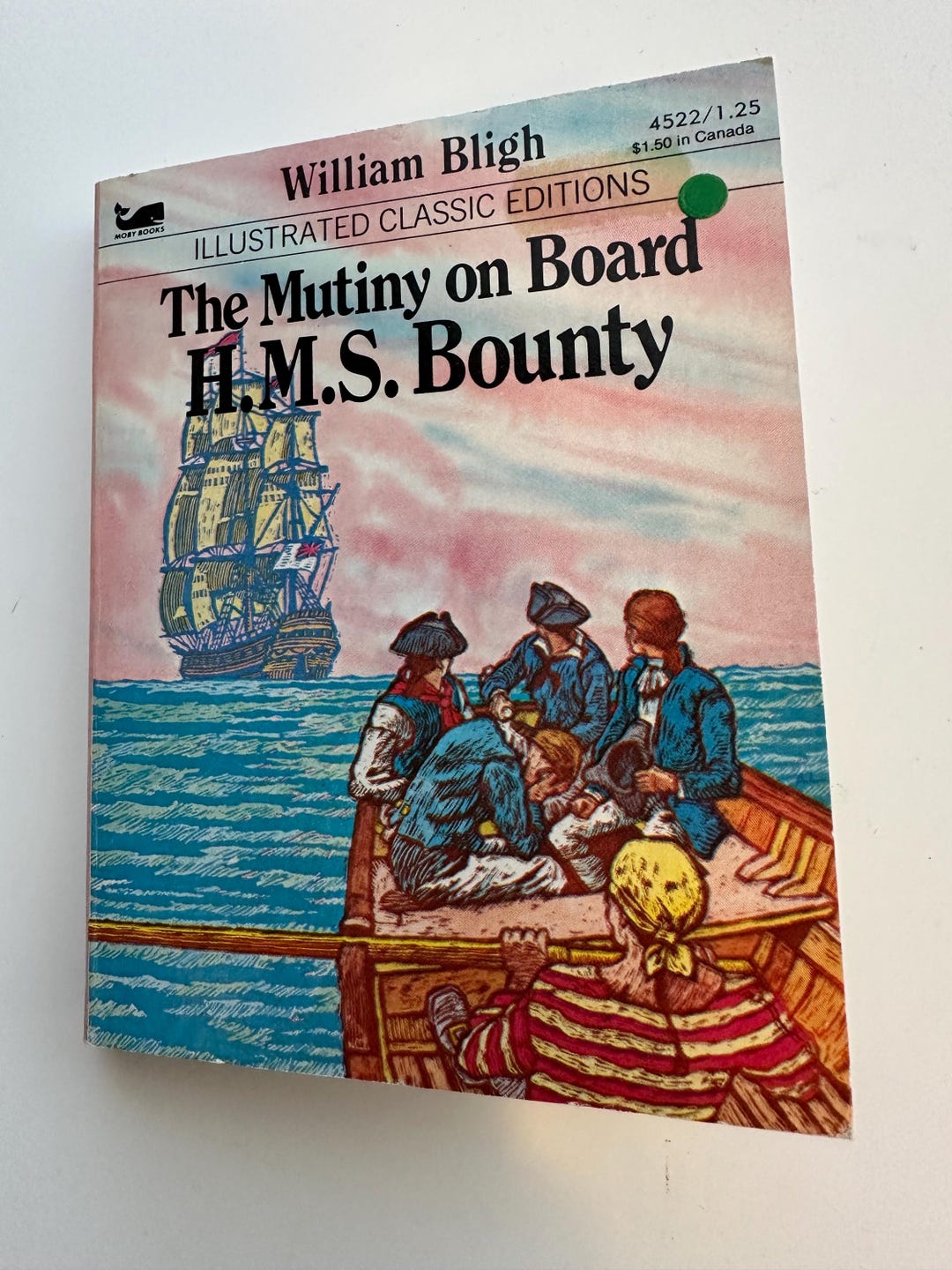 Vintage Vtg Illustrated Bligh Classics Softcover Book the Mutiny on ...