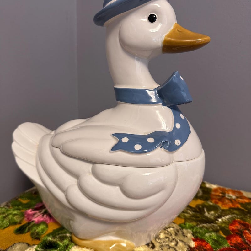 Goose Cookie Jar - Etsy