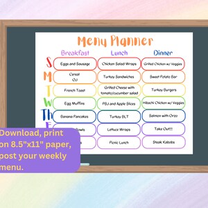 Dietitian Menu Planner With Nutrition Advice | Healthy Menu Planning ...