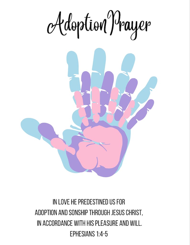 Adoption Gift for Adopted Child Adoption Art Gotcha Day Unique Adoption ...