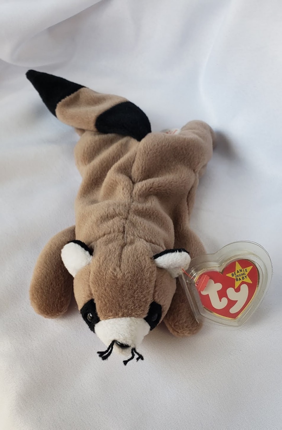 TY Beanie Baby - RINGO the Raccoon. Style 4014. 1995, Vintage ...