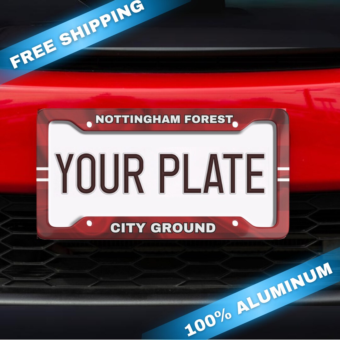 Nottingham Forest FC License Plate, Soccer Fan, English Premier League ...