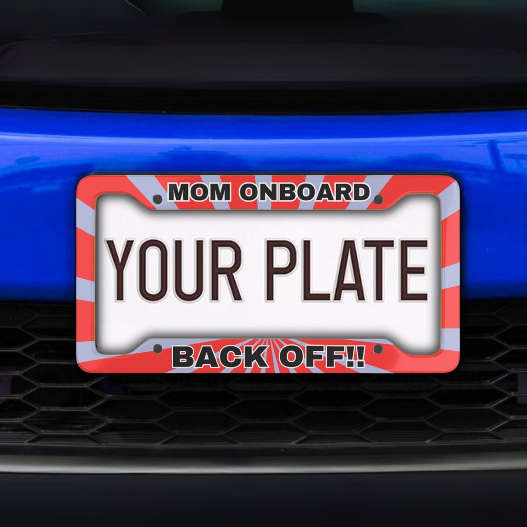 T For Moms Mom License Plate Frame Mothers Day Ts Custom