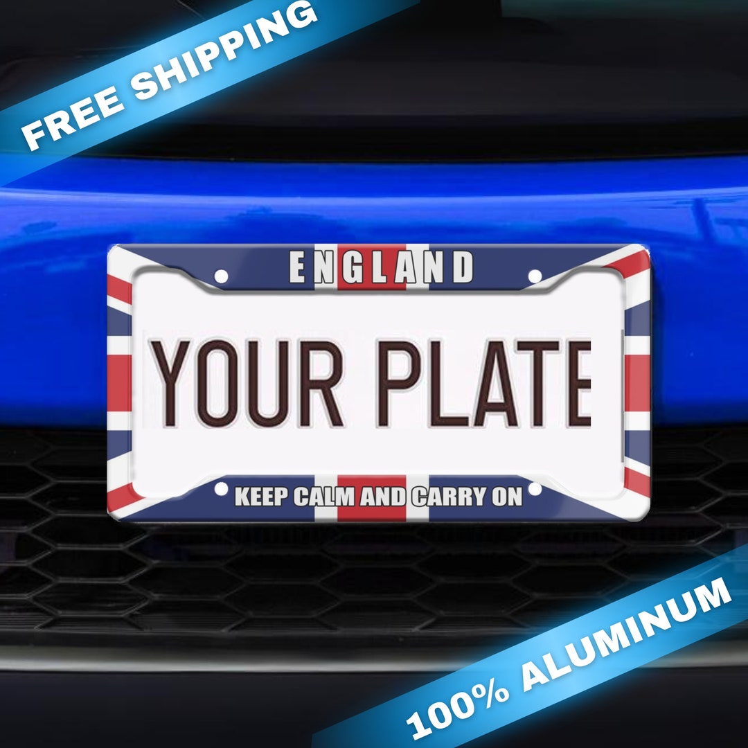 England License Plate, Soccer Fan, England Football Gift, Christmas ...
