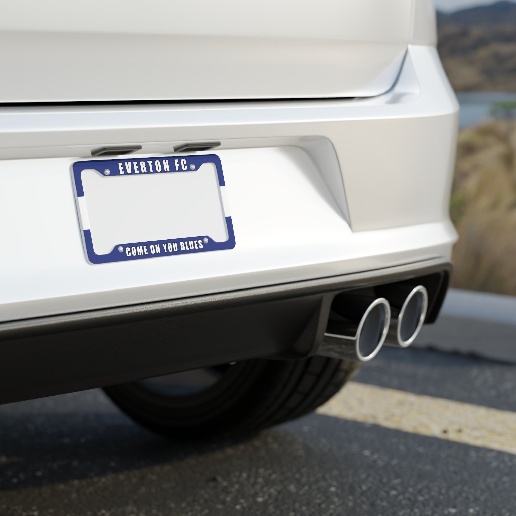 Everton FC License Plate Holder Everton Gifts Soccer Free Shipping Premier League Gifts Soccer Fan Gifts Christmas Gift Ideas Etsy