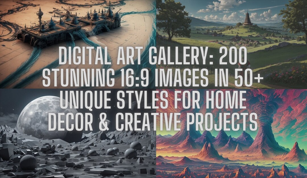 200 Image W/ 50+ Unique Styles - Variety Pack #1 - Etsy