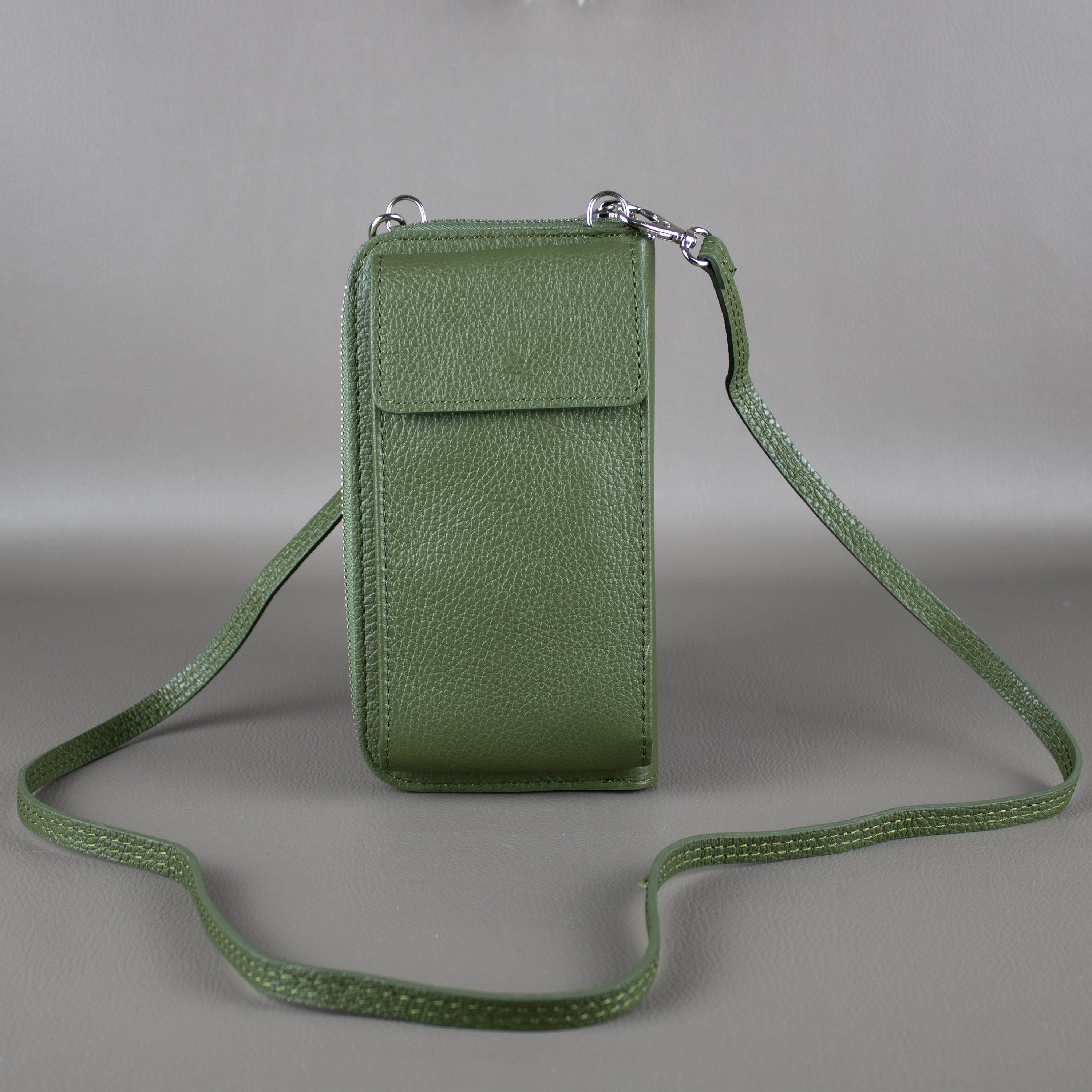 Leather Phone Bag With Wallet for Women, Women's Phone Crossbody Bag ...