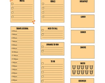 Halloween Daily Notes - Etsy