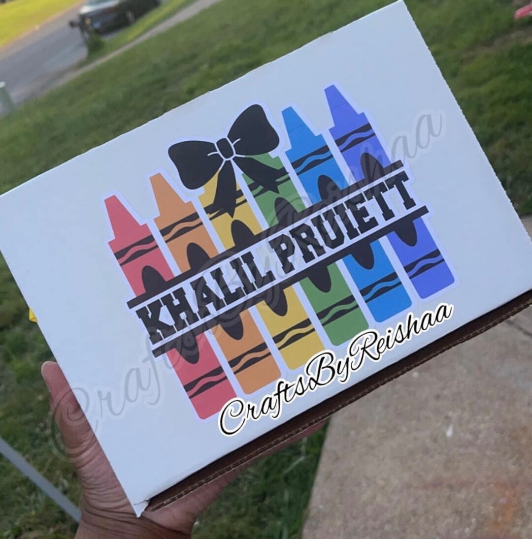 Crayon Bow Box - Etsy