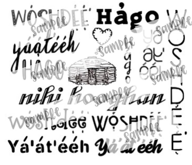Navajo Welcome Digital Background - Etsy
