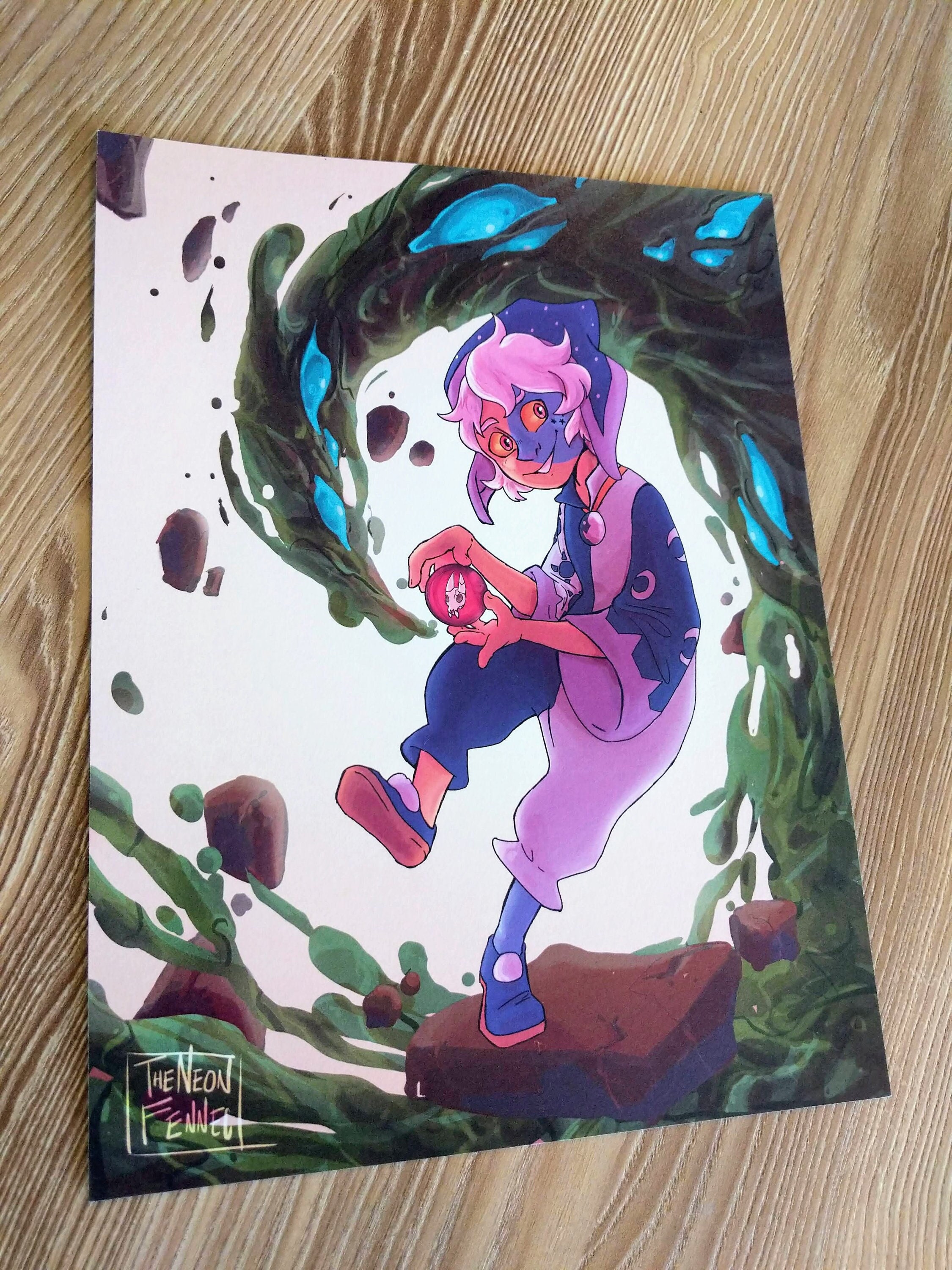 The Collector Original Art Print - Etsy