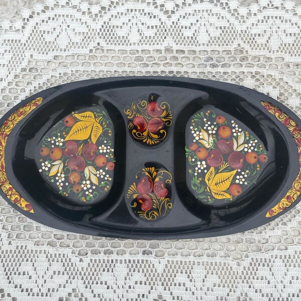 Russian Metal Tray - Etsy