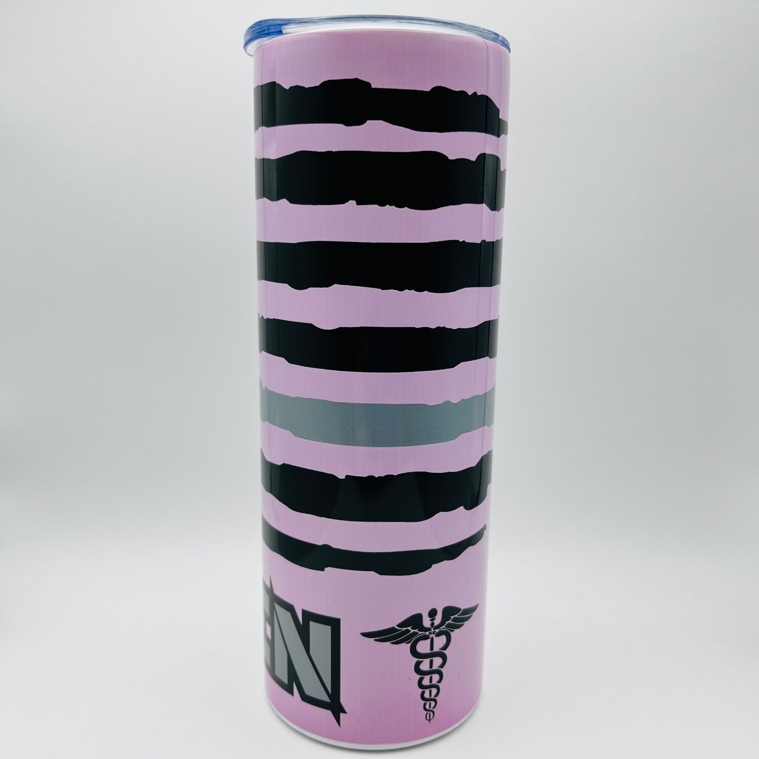 Medical Correctional Flag, Pink, Personalized Name, 20oz Insulated ...