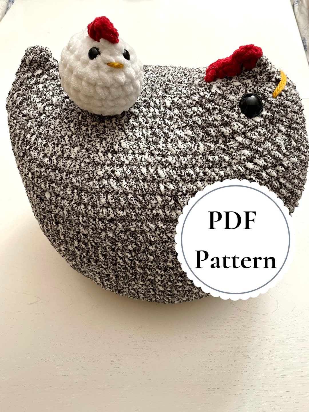 Mother Chubby Chicken Crochet PDF Pattern No Sew Beginner Friendly ...