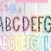 Pretty in Pastel Bulletin Board Letters - Etsy