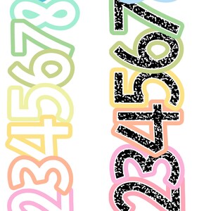 Pretty in Pastel Bulletin Board Letters and Numbers BUNDLE | Pastel ...