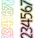 Pretty in Pastel Bulletin Board Letters and Numbers BUNDLE Pastel ...