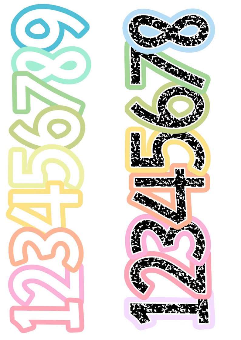 Pretty in Pastel Bulletin Board Letters and Numbers BUNDLE | Pastel ...