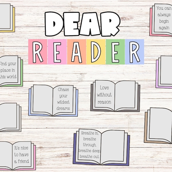 Bulletin Board Reading - Etsy