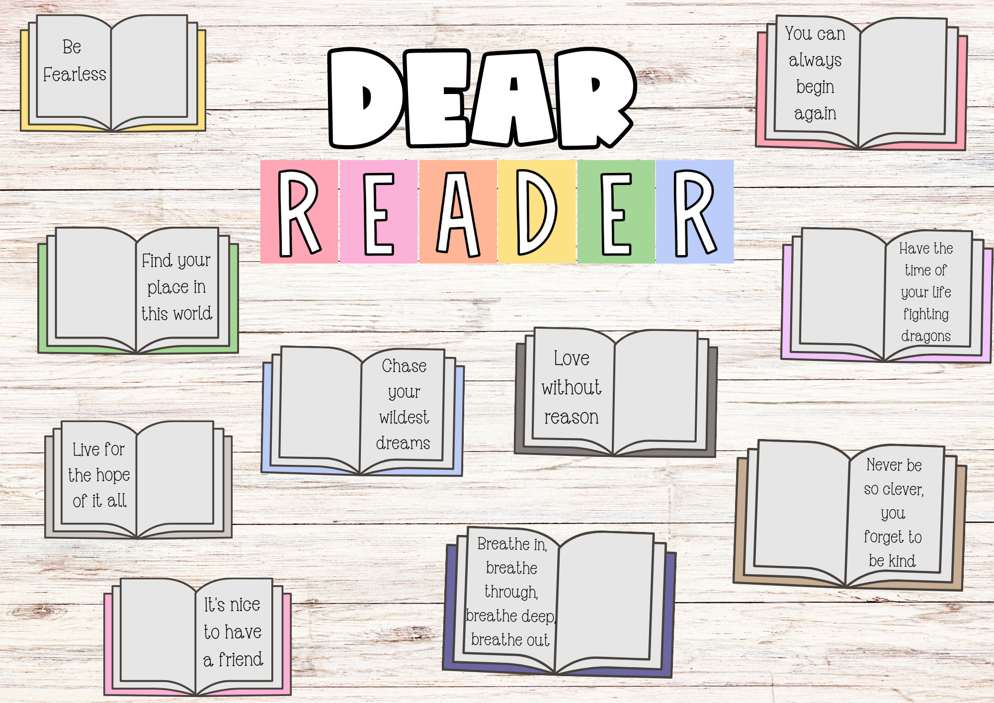 Dear Reader Bulletin Board or Door Decor-taylor Swift Inspired ...