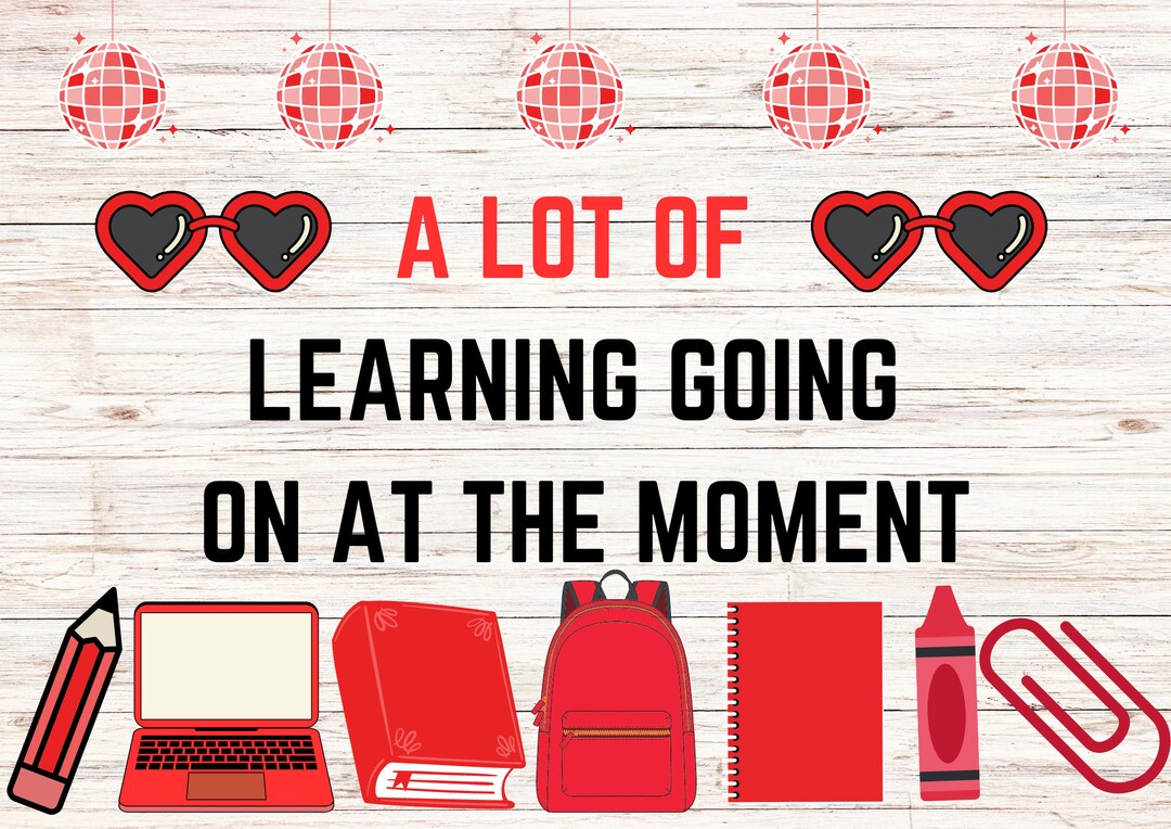 A Lot of Learning Going on at the Moment Bulletin Board-taylor Swift ...