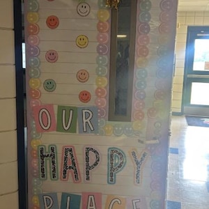 Pretty in Pastel Bulletin Board Letters - Etsy