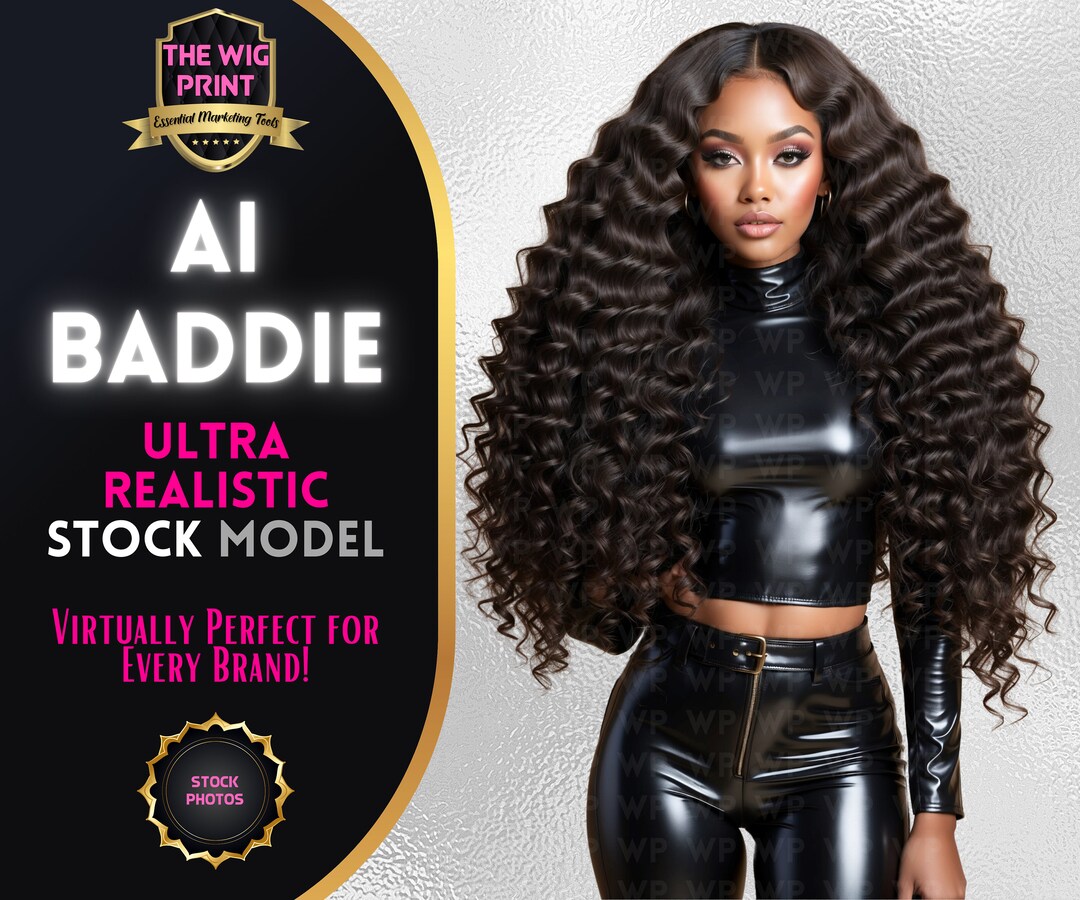 Ai Baddie Luxury Hair Stock Model PVC - Etsy