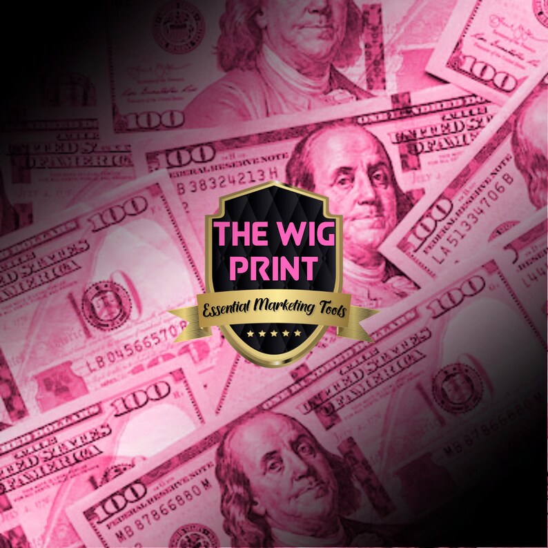 Pink Money Backgrounds 14 Pieces Instant Download - Etsy