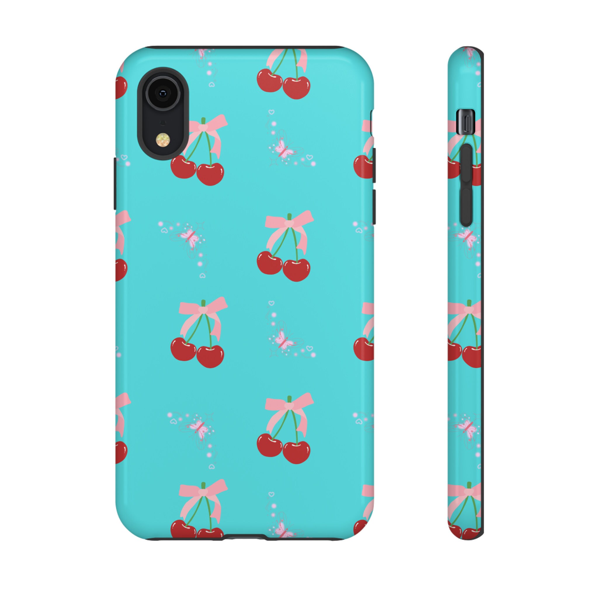 Coquette Aesthetic, Coquette Cherries Bows, Fun Cute Phone Case ...