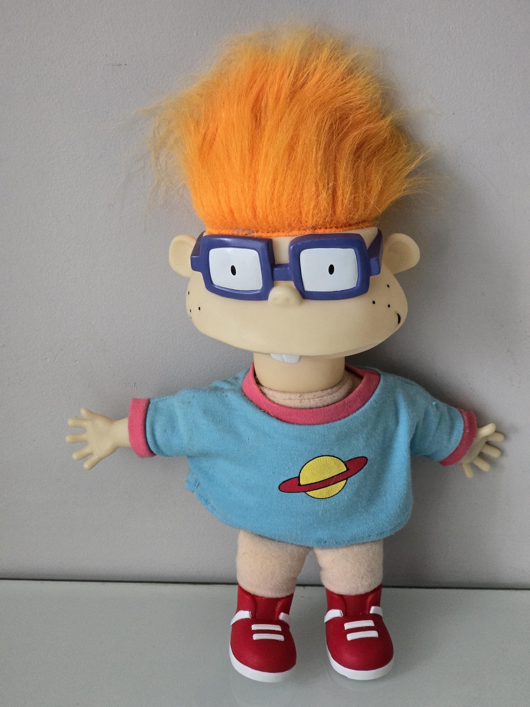 Vintage Rugrats Chucky Hard Head Plush Toy Doll - Applause 1996 Kids - Etsy