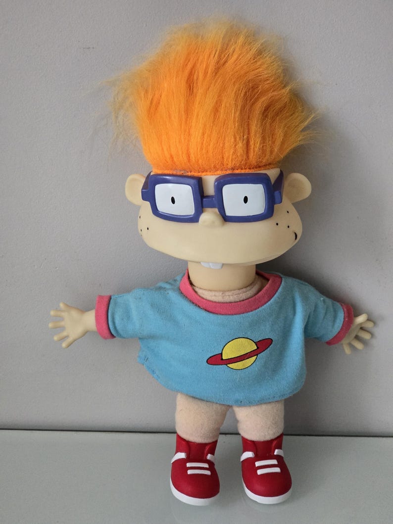Muñeco de peluche Chuckie Finster vintage de los 90, coleccionable de ...