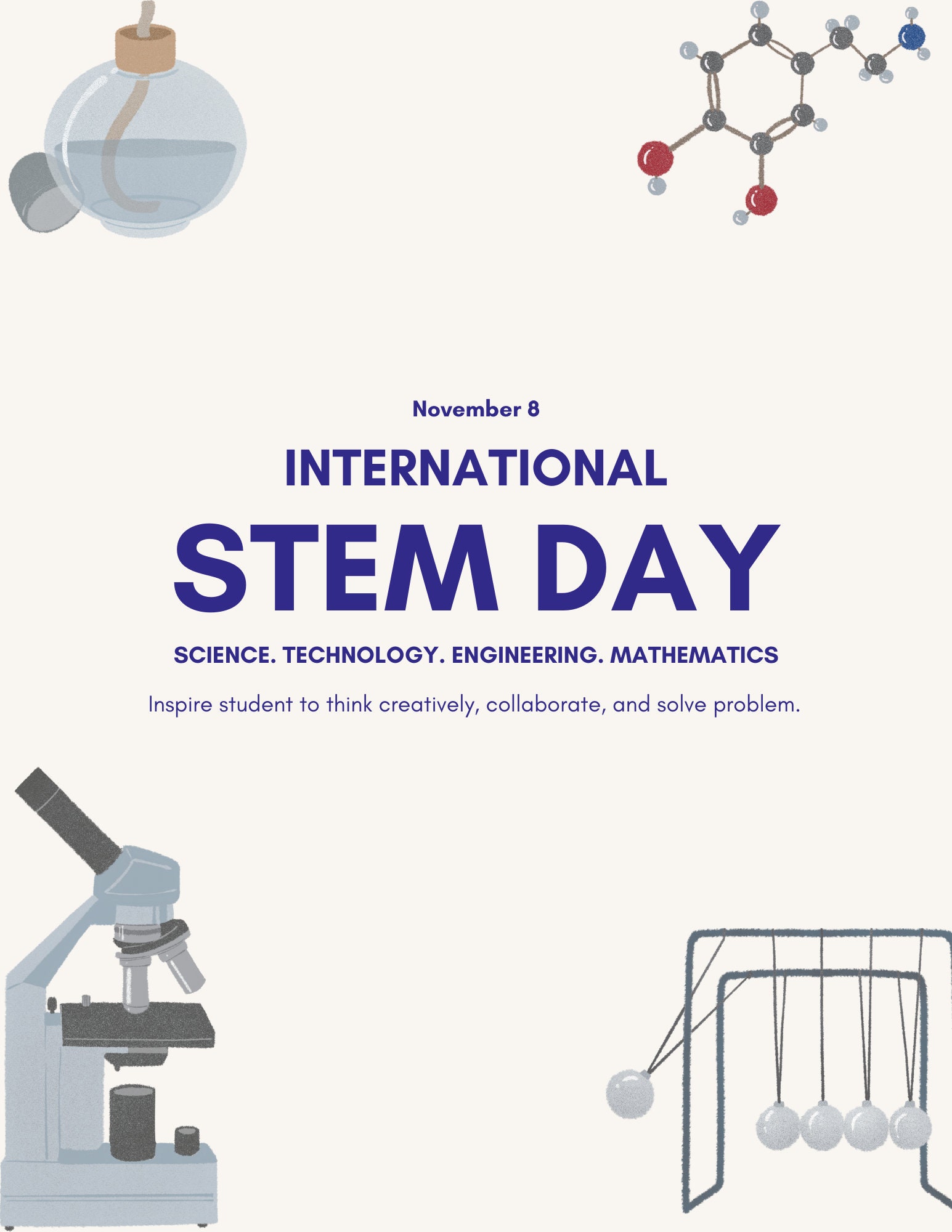 50 Watercolor Lab Equipment Illustration Clipart | Science Flyer Design ...