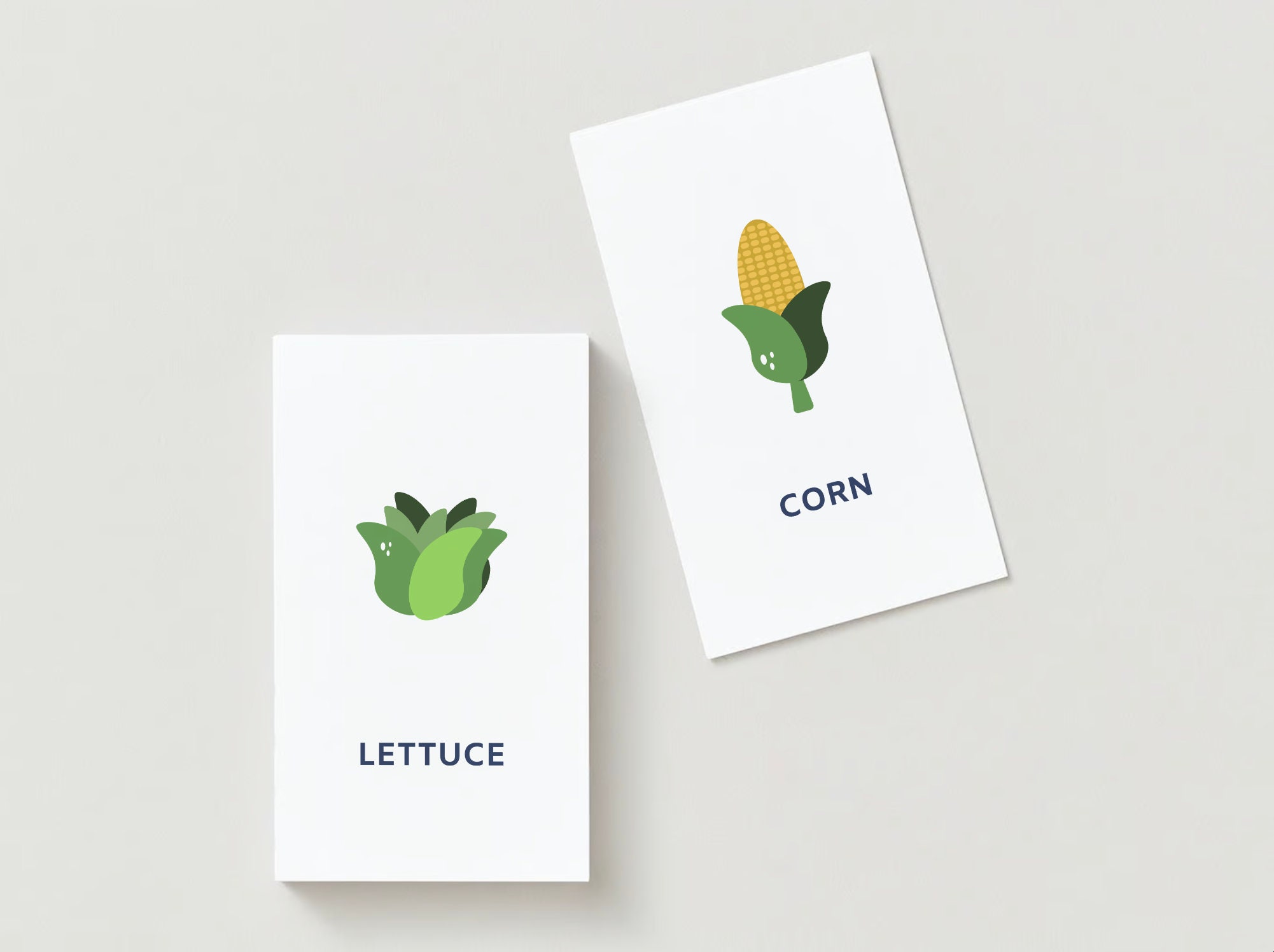 24 Vegetable Flashcards Montessori Flashcards Pre-school Cards ...