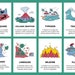 12 Natural Disasters Flashcards| Montessori Flashcards | Pre-school ...