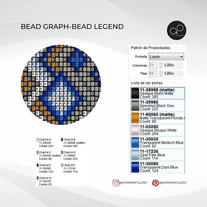 Loom Bracelet Pattern, Bead Loom Pattern, PDF Pattern, Instant Download ...