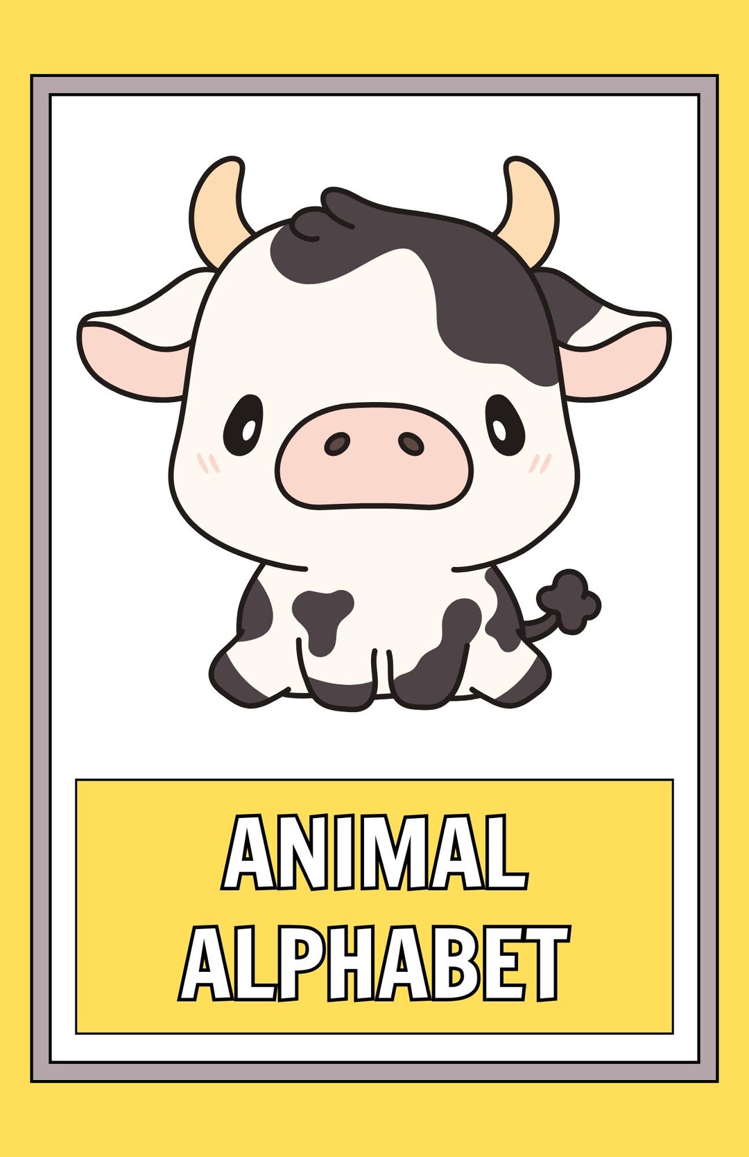 Animals ABC Color Book for Toddler Girl/ Boy Preschool Learn at Home - Etsy