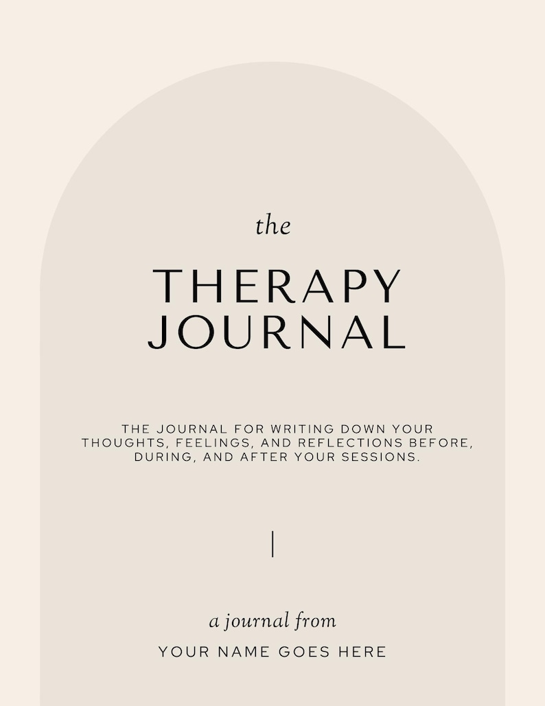 Resell Therapy Journal Worksheets, Digital Mental Health Pages, Daily ...