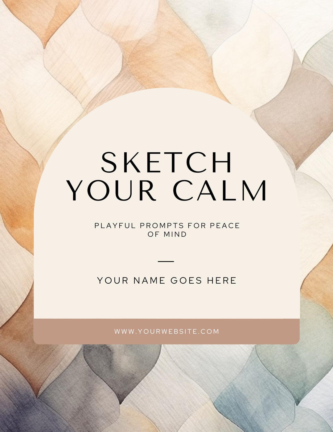 Sketch Your Calm, Art Therapy, Art Journal Prompts for Anxiety Relief ...
