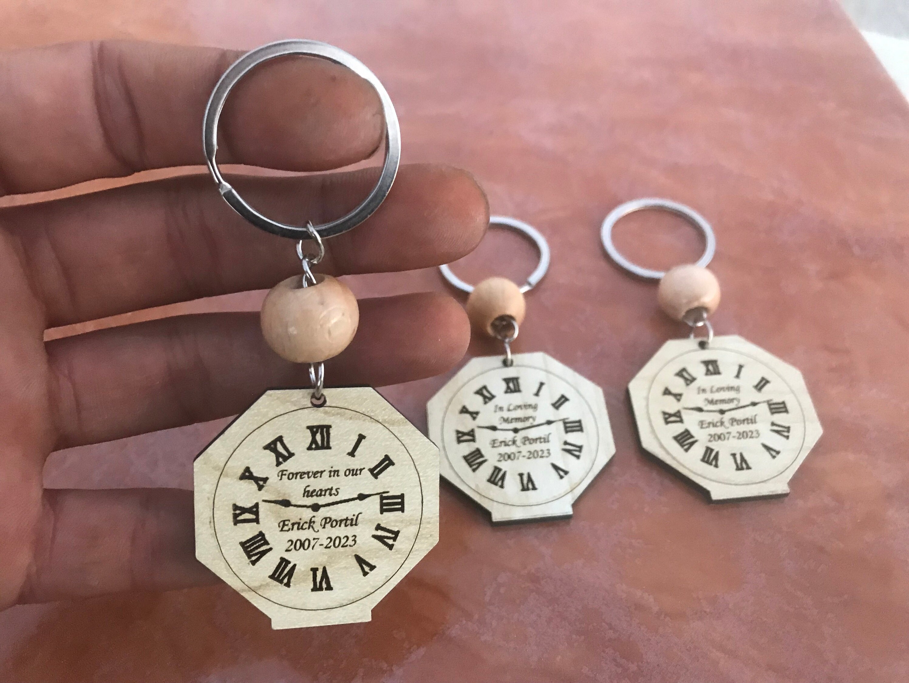 Personalized Wooden Celebration of Life Favor Multiple Pcs Set ,funeral ...