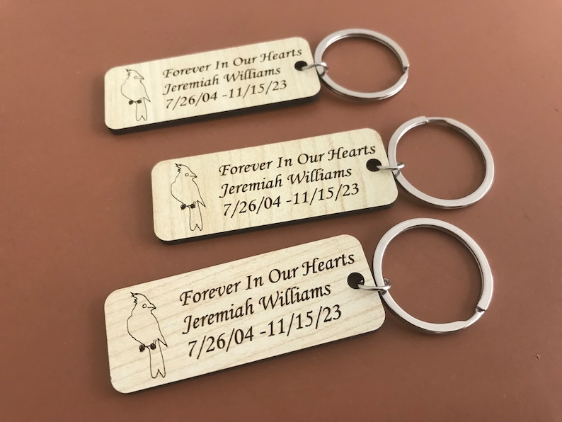 Custom Funeral Favors Memorial Service Favor Personalized Cardinal ...