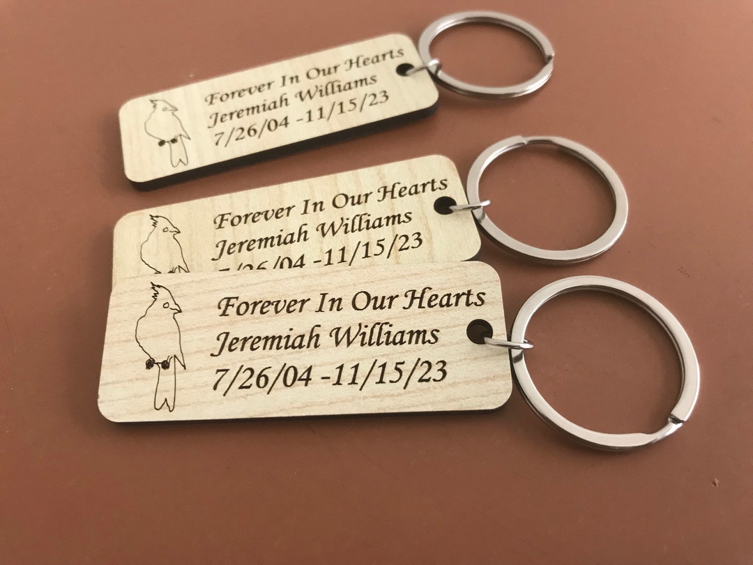 Custom Funeral Favors Memorial Service Favor Personalized Cardinal ...