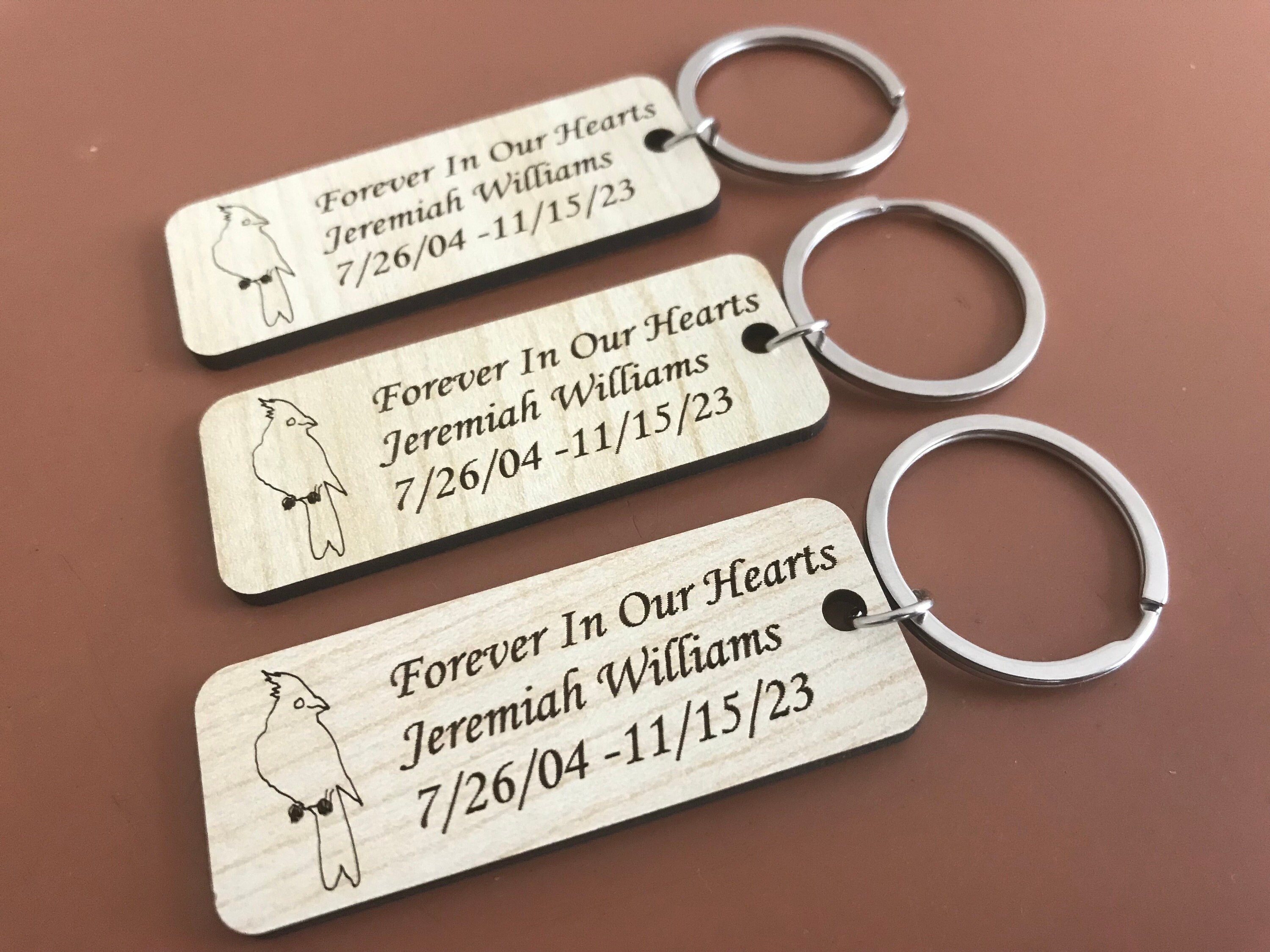Custom Funeral Favors Memorial Service Favor Personalized Cardinal ...