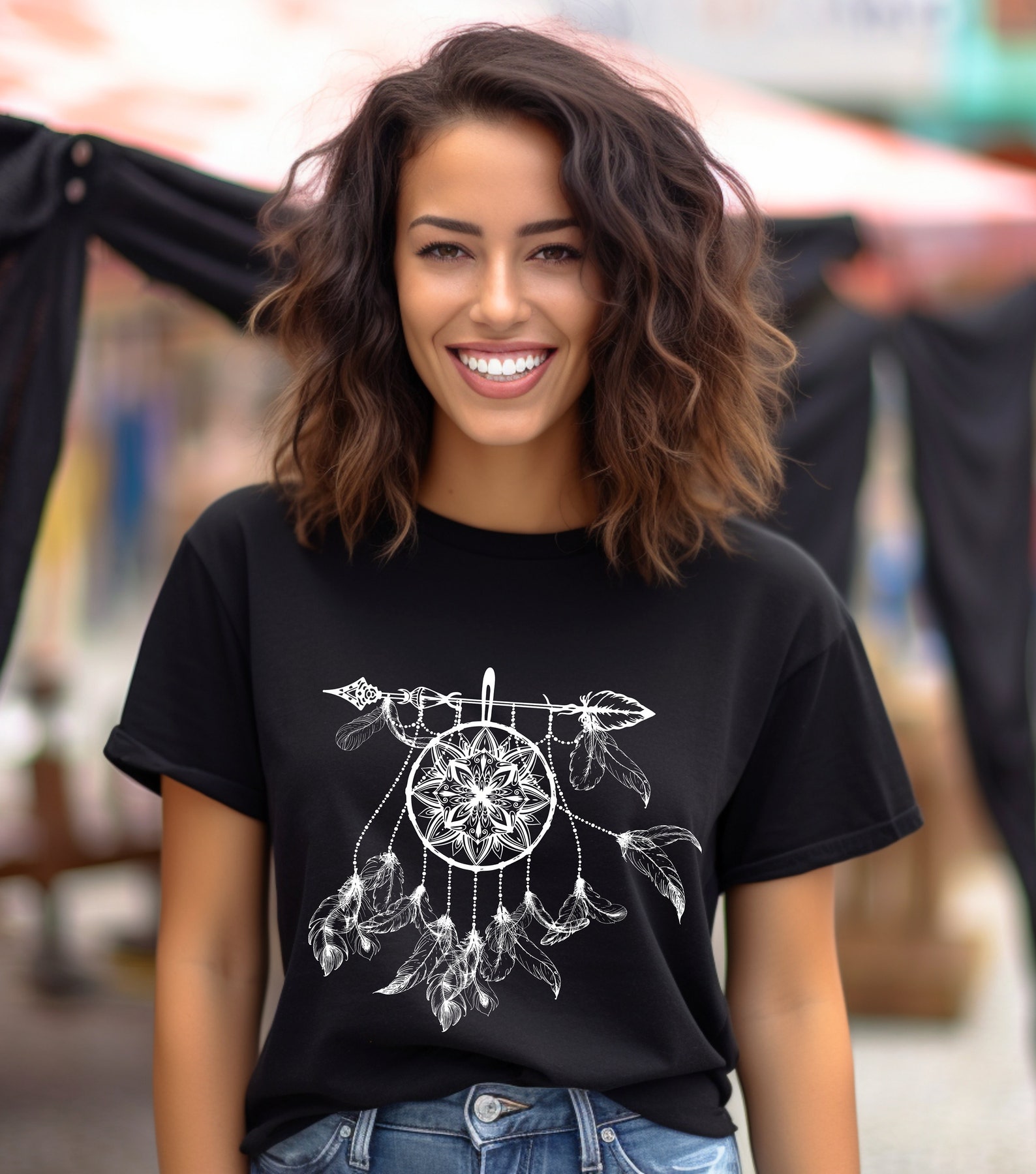 Playera Atrapa Sueños, Playera Mística, Regalo Ideal. - Etsy