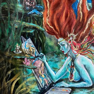 Commission Your Own Mermaid/merman Aka mersona Portrait Own an Original ...