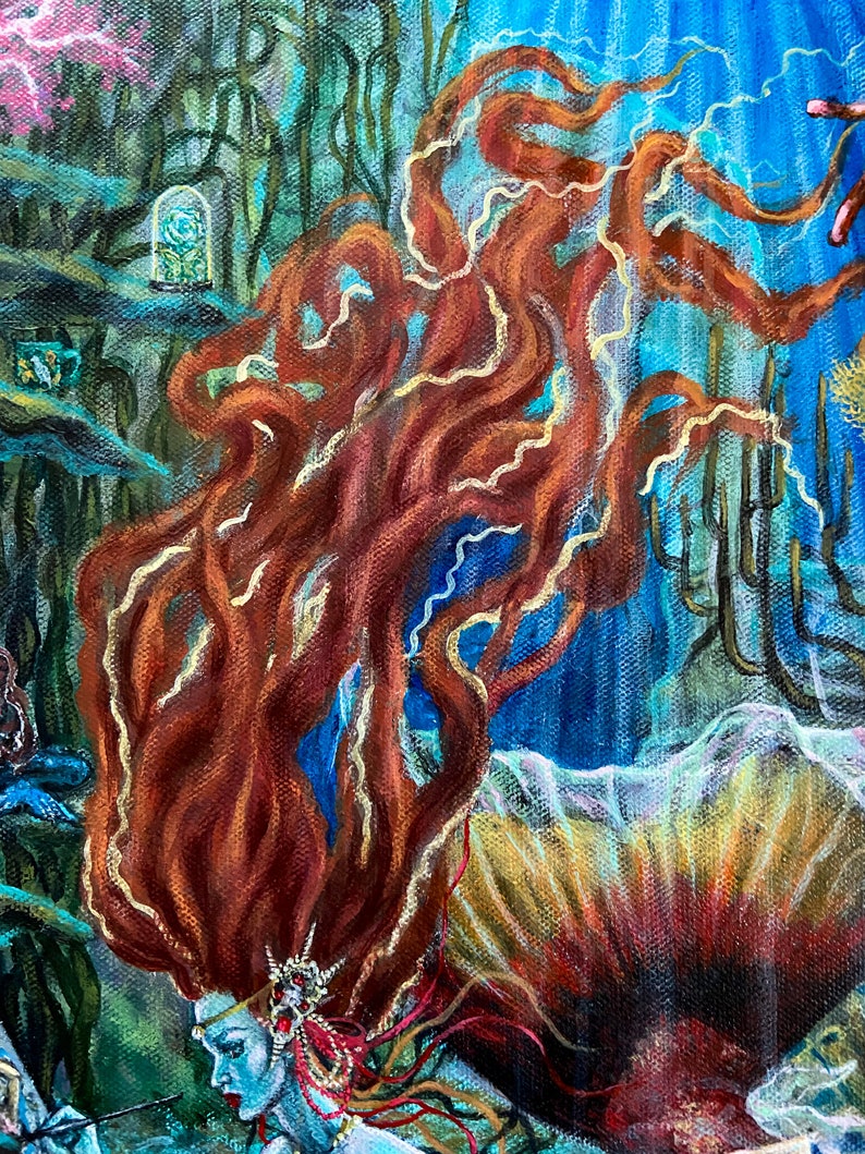 Commission Your Own Mermaid/merman Aka mersona Portrait Own an Original ...