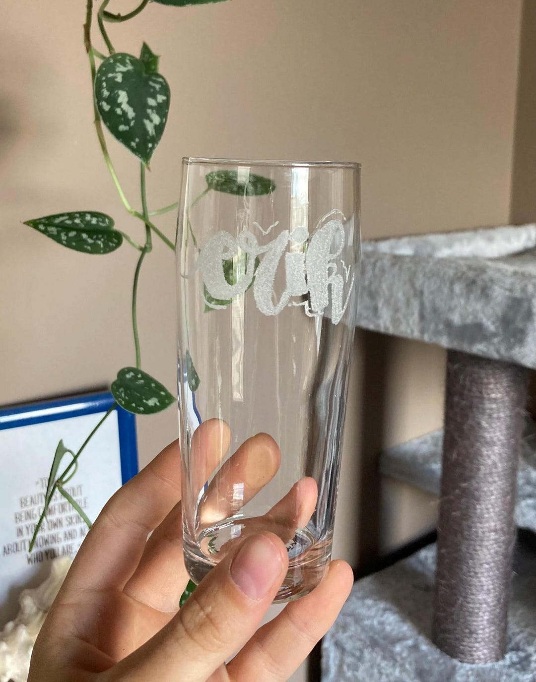 PERSONALIZED ENGRAVED GLASS Glass With Name, Glass of Choice - Etsy