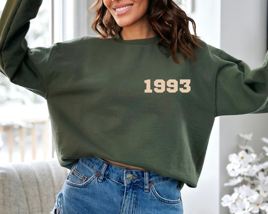 1993 Sweatshirt 1993 Jumper Birth Year Sweatshirt - Etsy