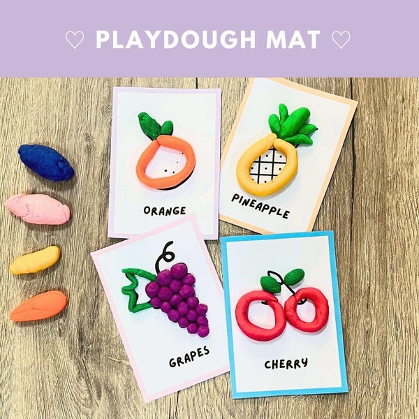 Playdough Mats - Etsy
