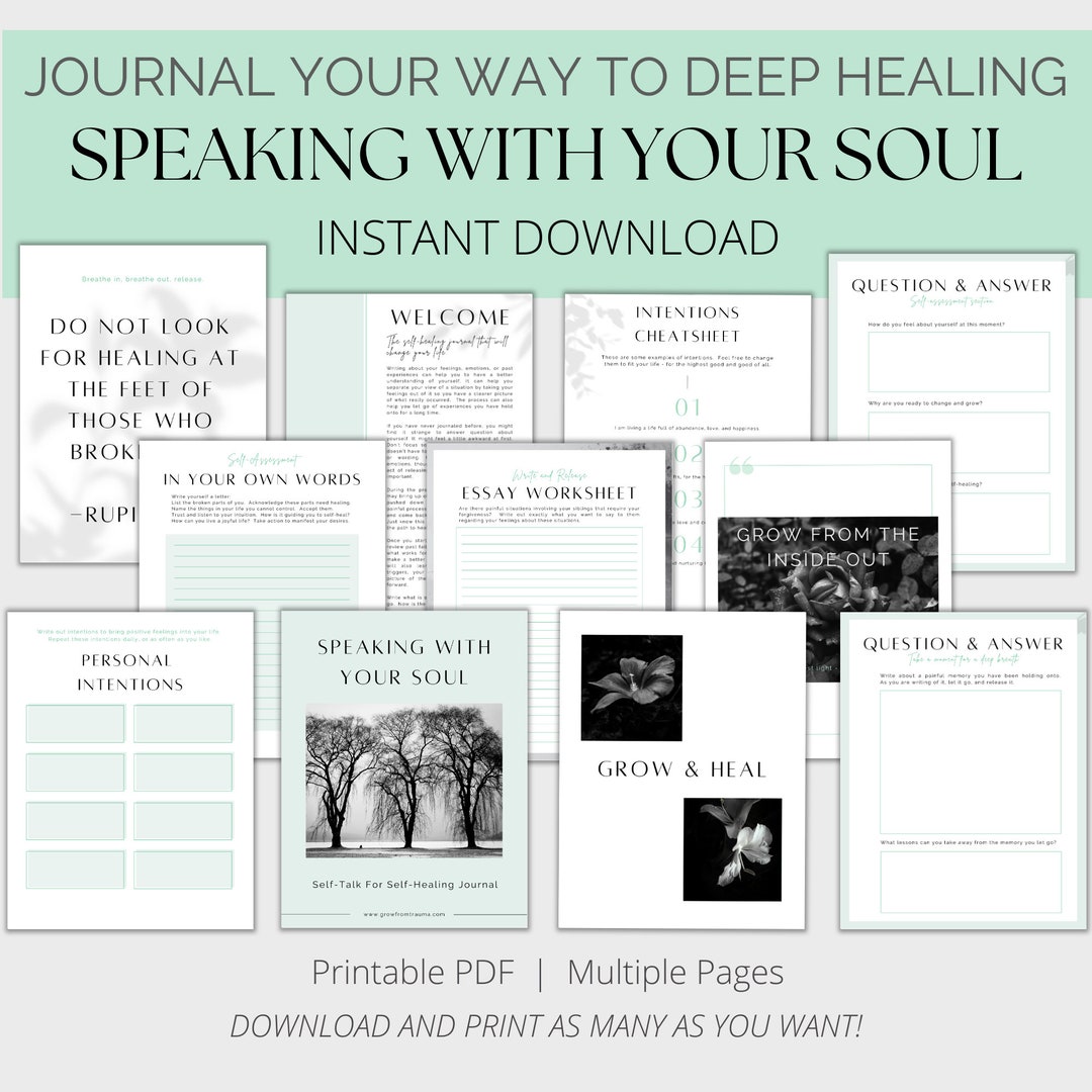 Speaking With Your Soul Journal, Emotional Release Journal for ...